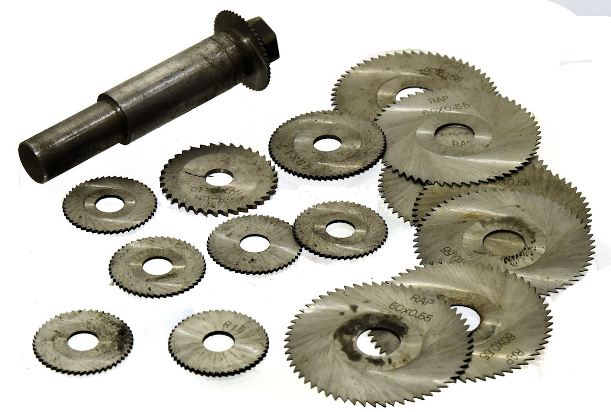 Fraise-scie pour fraiseuse - Lot de 23 - Ø 15 à 60 – Aux Bons Enfants