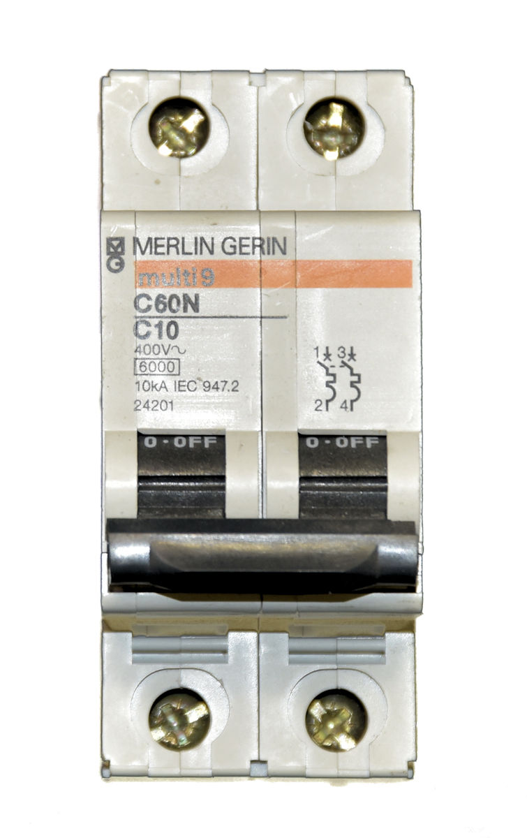 Merlin Gerin - Disjoncteur Multi 9 - C60N - C10 – Aux Bons Enfants