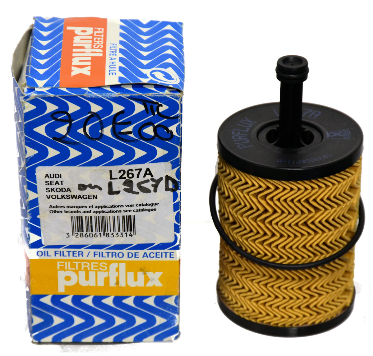 Filtre à huile - Purflux - L267A - Audi, Seat – Aux Bons Enfants