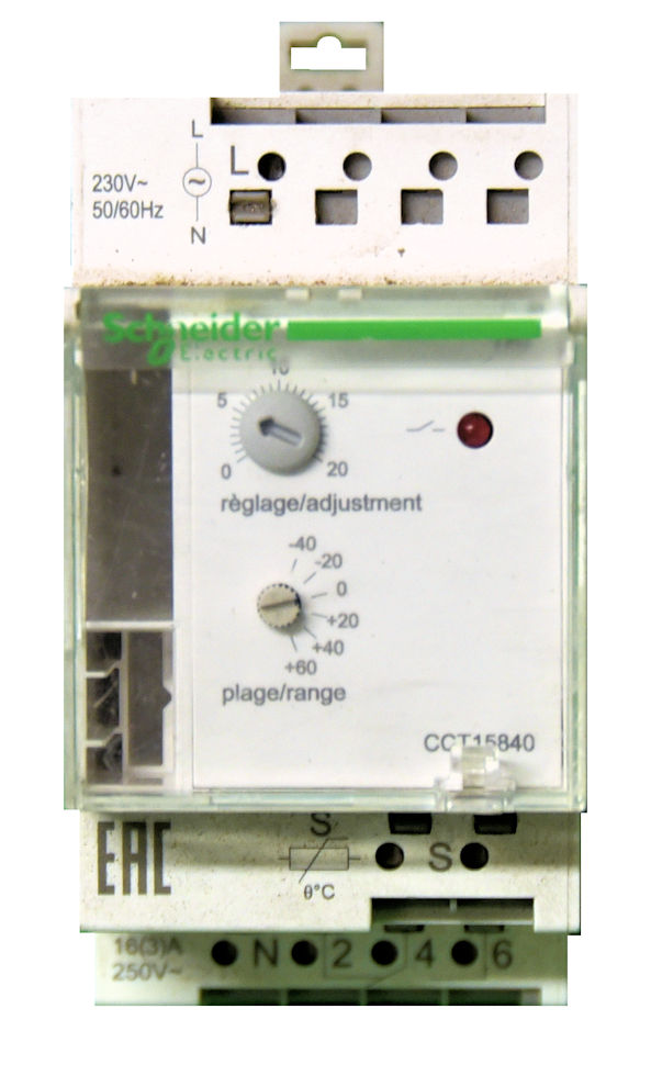 Schneider Electric - CCT 15840 - Thermostat modulaire Chauffage – Aux ...